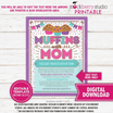 Muffins with Mom Invitation PTA School Flyer Mother's Day Brunch PTO F ...