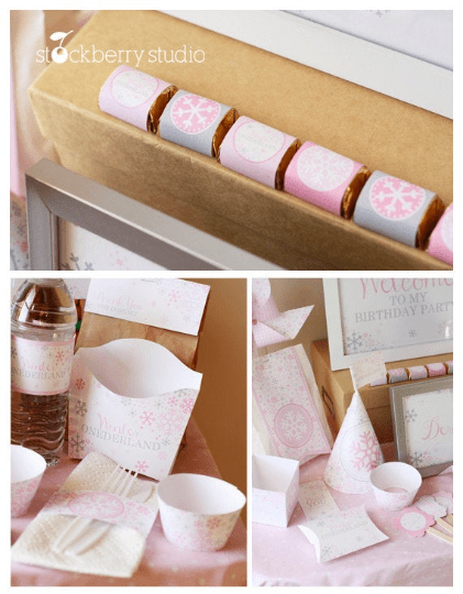 Winter Onederland Birthday Decorations Printable Party Kit – Stockberry ...