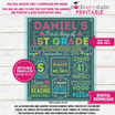 First Day of School Editable Template – Stockberry Studio